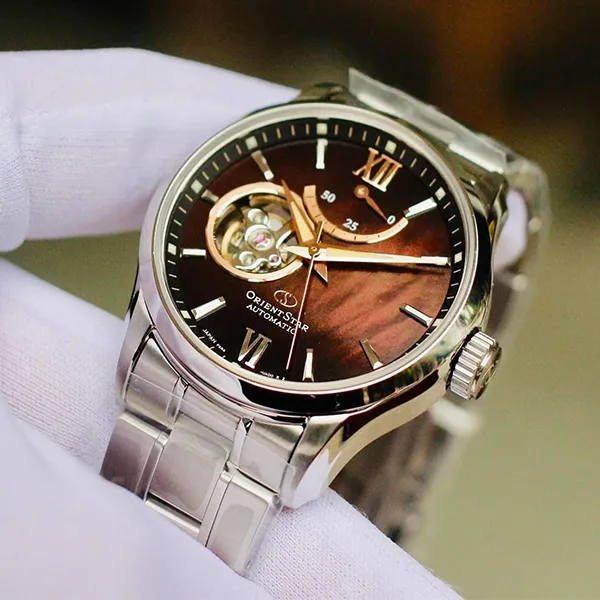 Đồng Hồ Nam Orient Star Semi-Skeleton RK-AT0010A Màu Bạc Nâu | Vua Hàng ...