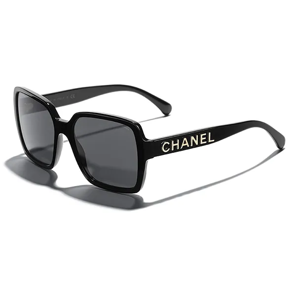 Kính Mát Chanel Square Sunglasses CH5408 C622S4 Màu Đen | Vua Hàng Hiệu