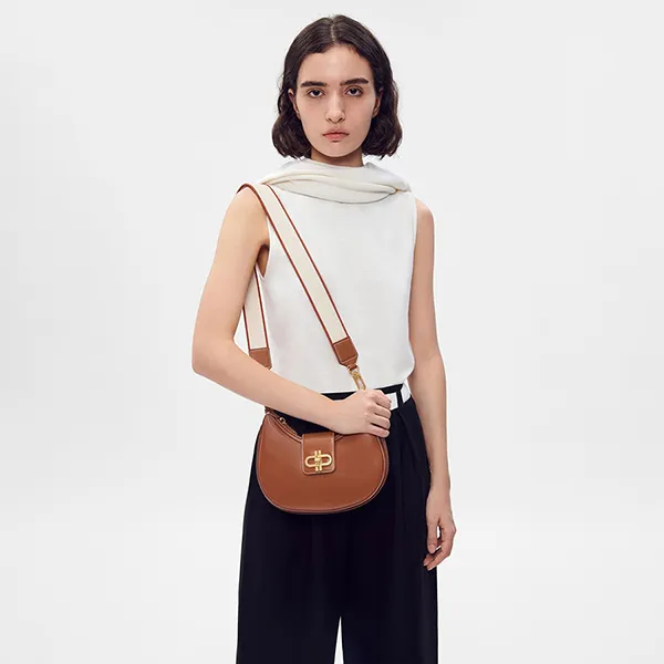 Mua Túi Đeo Vai Nữ Pedro Icon Leather Hobo Bag Cognac PW2-36610008 Màu ...