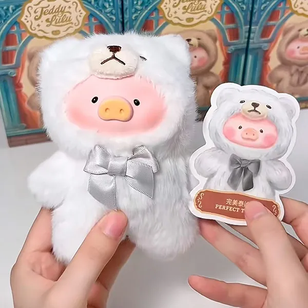 Móc Khóa Gấu Bông ToyZeroPlus Teddy Lulu The Piggy Màu Trắng | Vua Hàng ...