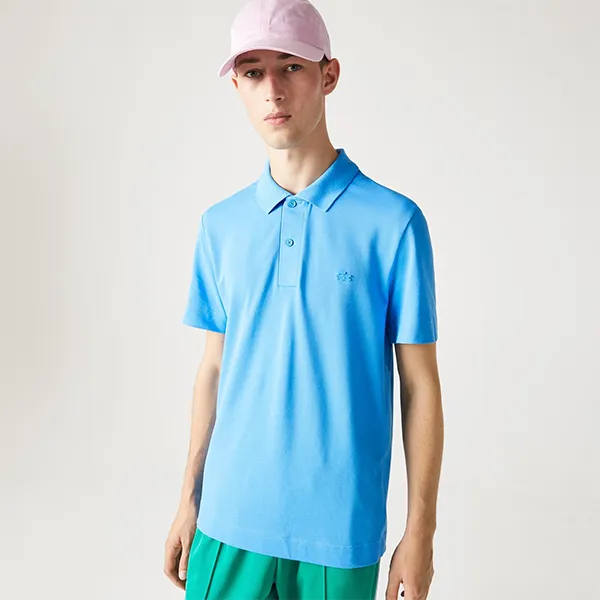 Áo Polo Nam Lacoste Regular Fit Piqué Polo Shirt PH8361 4XA Màu Xanh ...