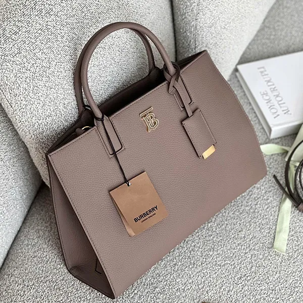 Túi Xách Tay Nữ Burberry BBR Small Frances Bag Màu Nâu Đậm | Vua Hàng Hiệu