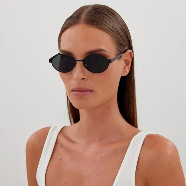 Kính Mát Nữ Yves Saint Laurent YSL SL692 002 Sunglasses Màu Bạc | Vua ...