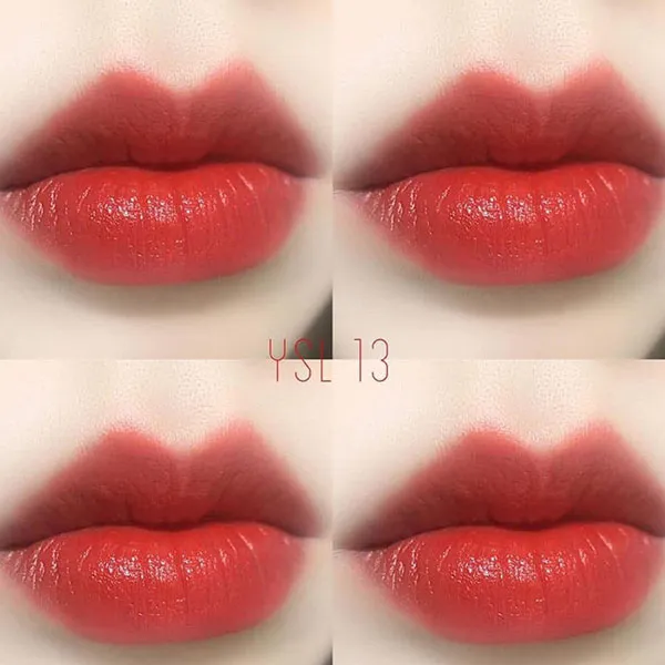 Son YSL Yves Saint Laurent YSL 13 Le Orange Màu Đỏ Cam | Vua Hàng Hiệu