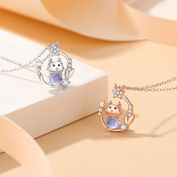 Dây Chuyền Nữ Lili Jewelry Bạc Đính Đá CZ Rồng Dễ Thương Julia LILI ...