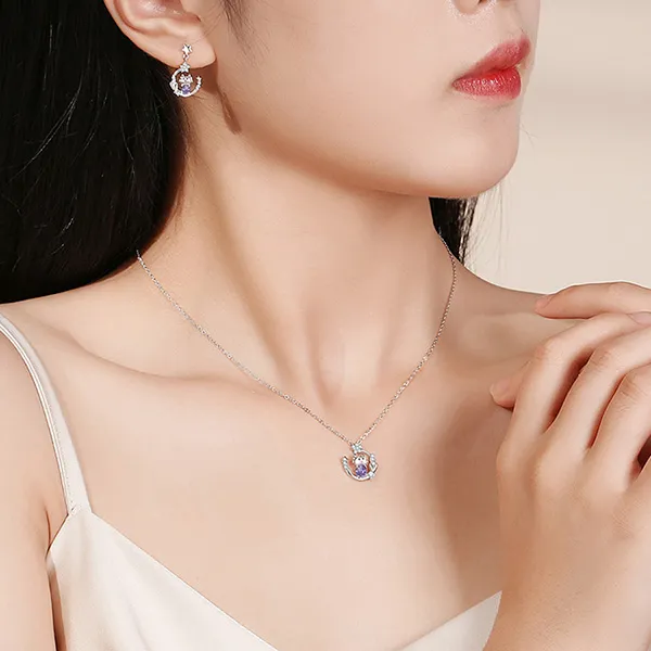 Dây Chuyền Nữ Lili Jewelry Bạc Đính Đá CZ Rồng Dễ Thương Julia LILI ...