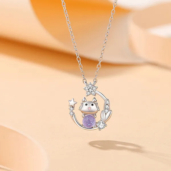 Dây Chuyền Nữ Lili Jewelry Bạc Đính Đá CZ Rồng Dễ Thương Julia LILI ...