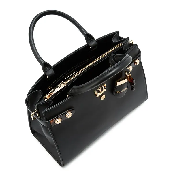 Túi Tote Nữ Lyn Fineness Marble Re-Edit Tote Bag LL24FBS094 Màu Đen | Vua Hàng Hiệu