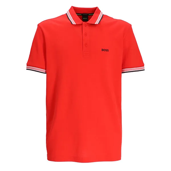 Áo Polo Nam Hugo Boss Cotton Polo Shirt 50469055 645 Màu Đỏ Tươi Size S ...