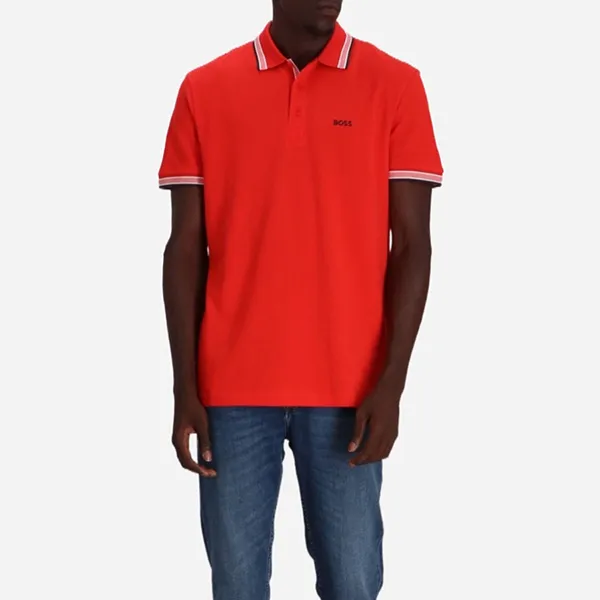 Áo Polo Nam Hugo Boss Cotton Polo Shirt 50469055 645 Màu Đỏ Tươi Size S ...