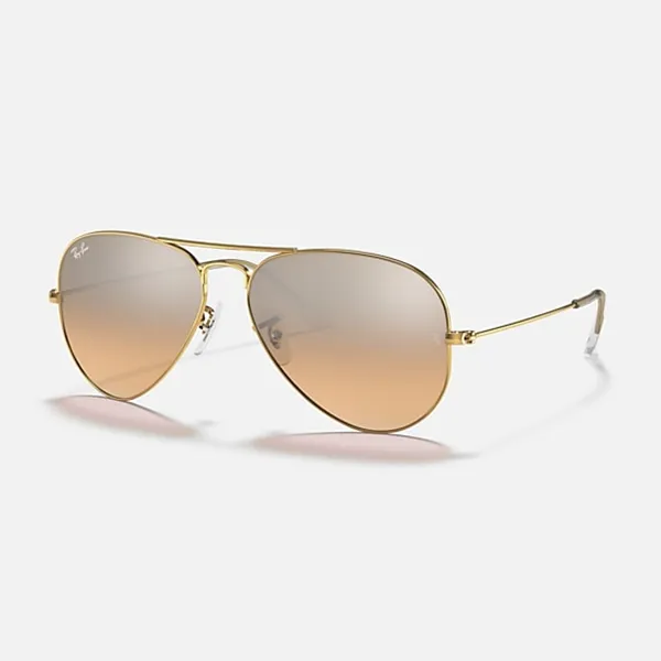 Kính Mát Rayban Aviator Gradient Silver Pink Lenses Sunglasses RB3025 ...
