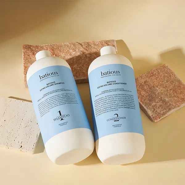 Cặp Dầu Gội + Dầu Xả Batious Extra Volume Màu Xanh Giảm Dầu, Phồng Tóc ...