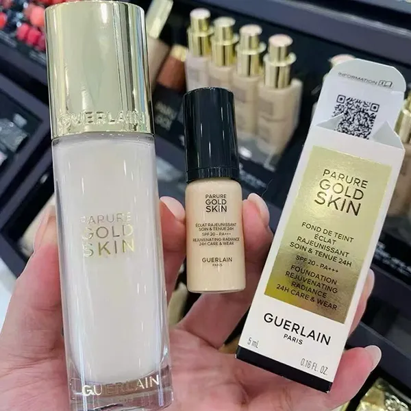 Kem Nền Mini Guerlain Parure Gold Skin Radiance Foundation Tone 0N ...