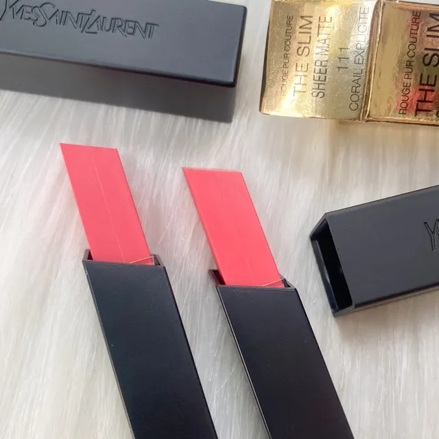 Mua Son YSL Rouge Pur Couture The Slim Sheer Matte 111 Corail Explicite ...