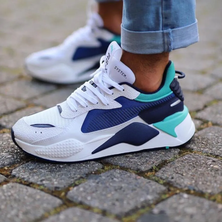 Mua Giày Sneakers Puma RS-X Hard Drive Mens White/Galaxy Blue Size 42 ...