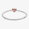 Mua Vòng Đeo Tay Pandora Moments Pavé Heart Clasp Snake Chain Bracelet ...