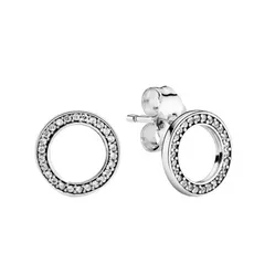 Mua Khuyên Tai Pandora Sparkling Pavé Bars Hoop Earrings 290043C01 Màu ...