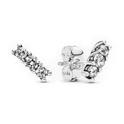 Mua Khuyên Tai Pandora Sparkling Pavé Bars Hoop Earrings 290043C01 Màu ...