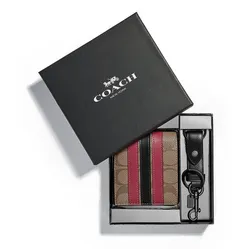 Mua Set Ví Coach Boxed 3 In 1 Wallet Gift Set In Colorblock Signature ...