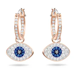 Khuyên Tai Swarovski Volta Stud Earringsbow, Small, White, Rose Gold ...