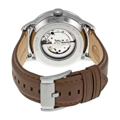 Mua Đồng Hồ Fossil Townsman Mechanical Black Dial Brown Leather Men's ...