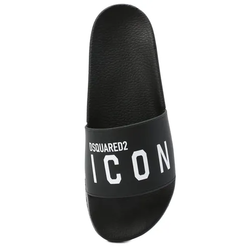 Mua Dép Dsquared2 Icon Slides In Black Màu Đen - DSquared2 - Mua tại ...