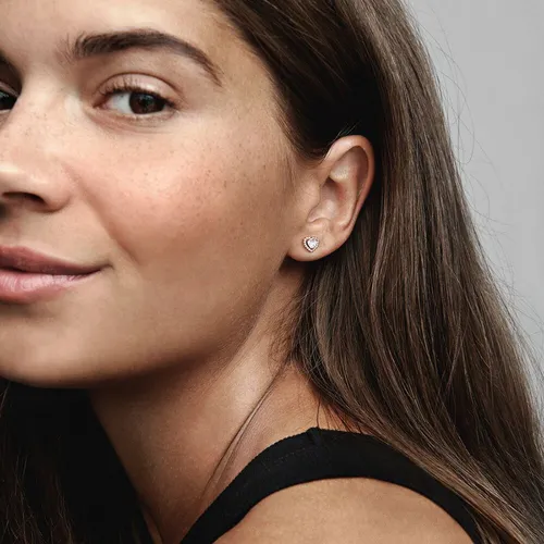 Mua Khuyên Tai Pandora Sparkling Elevated Heart Stud Earrings 288427C01 ...