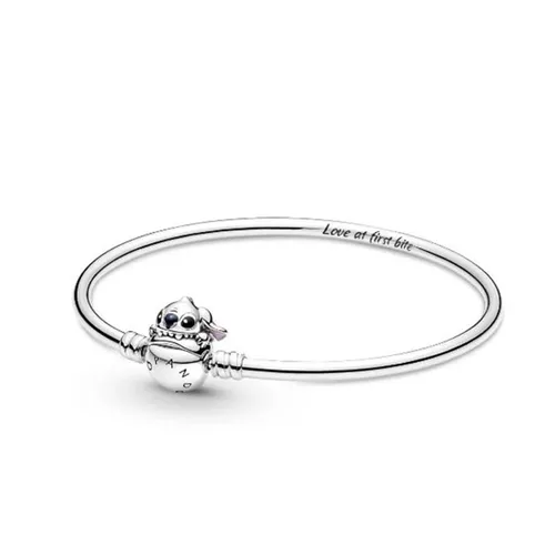 Vòng Đeo Tay Pandora Moments Disney Stitch Biting Clasp Bangle ...