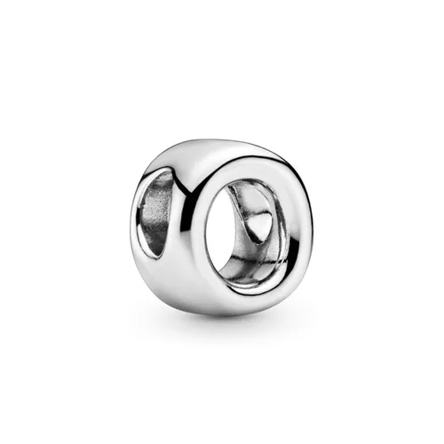Hạt Vòng Charm Pandora Letter O Alphabet 797469 Màu Bạc | Vua Hàng Hiệu
