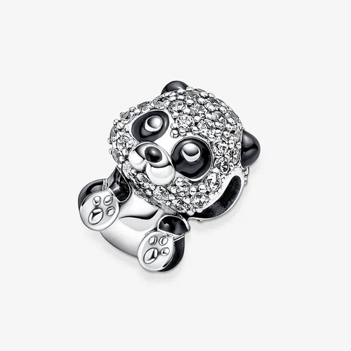 Mua Hạt Vòng Charm Pandora Sparkling Cute Panda 790771C01 Màu Bạc Đen ...