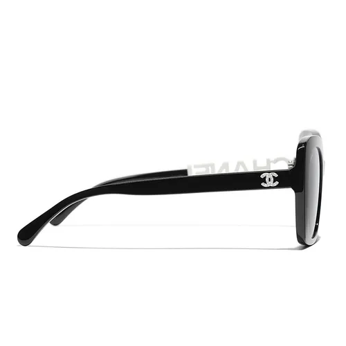 Mua Kính Mát Chanel Square Sunglasses CH5422B 1026S4 Chống Lóa Màu Đen ...
