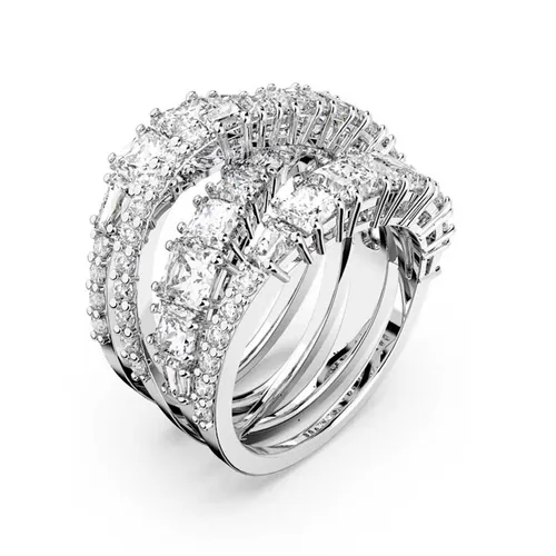 Mua Nhẫn Swarovski Twist Wrap Ring White, Rhodium Plated 5584650 Màu ...