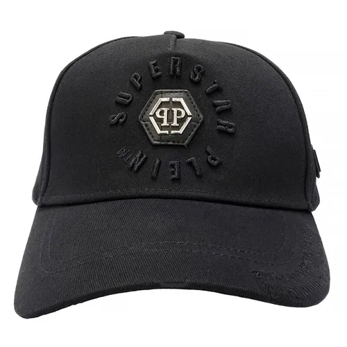 Order Mũ Philipp Plein Super Star Plein Logo Cotton Gabardine Baseball ...