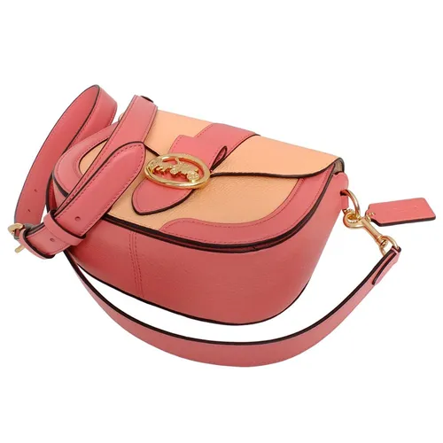 Mua Túi Đeo Chéo Coach C8296 Colorblock Georgie Saddle Bag Faded Màu ...