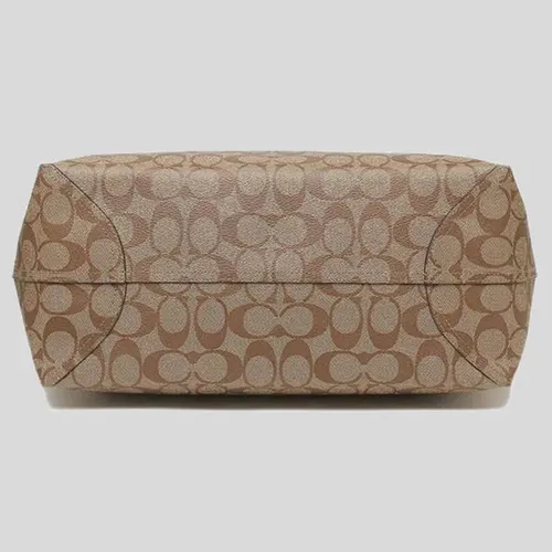 Mua Túi Xách Coach City Tote In Signature Canvas Khaki Marble Blue 5696 ...