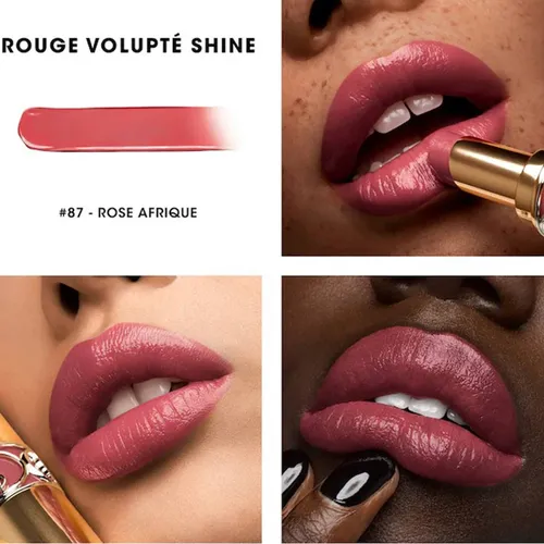 Mua Son Yves Saint Laurent YSL Rouge Volupté Shine 87 Rose Afrique Màu ...