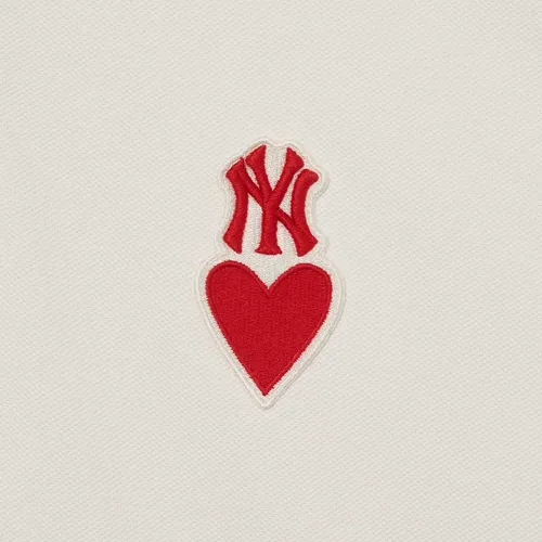 Mua Áo Polo MLB Heart New York Yankees 3APQH0133-50IVS Màu Trắng Size M ...