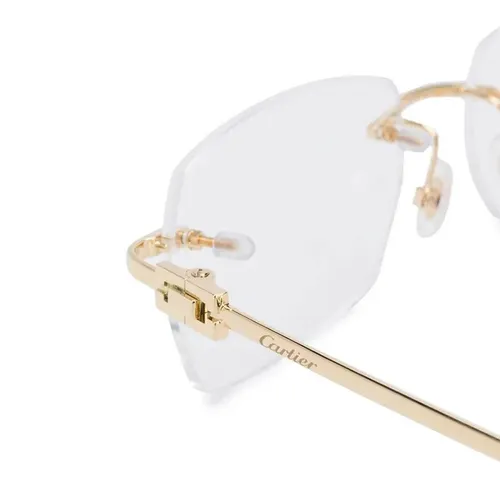 Mua Kính Mắt Cận Cartier CT0069O 001 - Precious - Gọng Vàng Đúc Solid ...