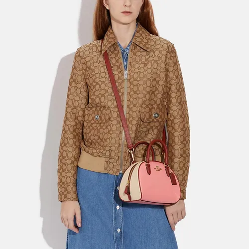 Mua Túi Đeo Chéo Coach Sydney Satchel In Colorblock CC784 Màu Hồng ...
