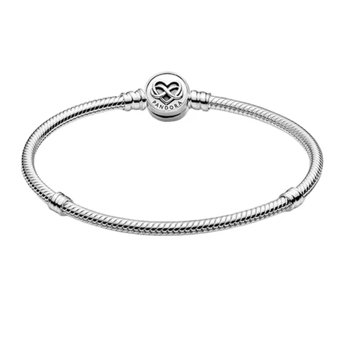 Vòng Đeo Tay Nữ Pandora Moments Heart Infinity Clasp Snake Chain ...