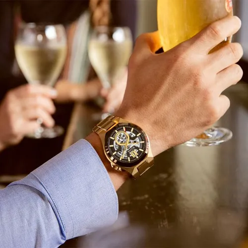 Mua Đồng Hồ Nam Bulova Automatic Gunmetal Skeleton Watch 98A178 Màu ...