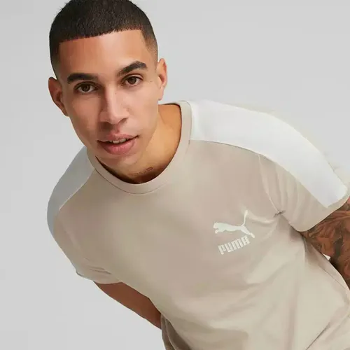 Mua Áo Thun Nam Puma Iconic T7 Train 538204-88 Tshirt Màu Be - Puma ...