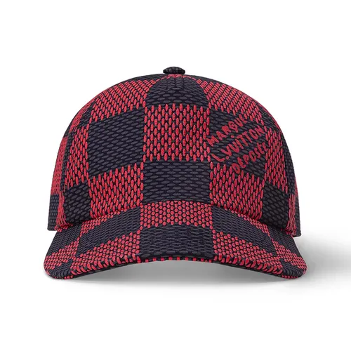 Mua Mũ Nam Louis Vuitton LV Damier Pop Cap M7360M Màu Đỏ Đen Size L ...