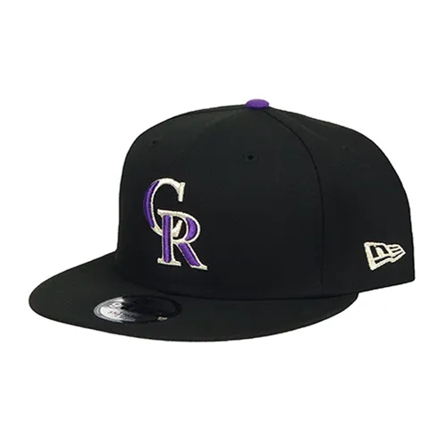 Mũ New Era 9Fifty Snapback Rockies Cap Màu Đen | Vua Hàng Hiệu
