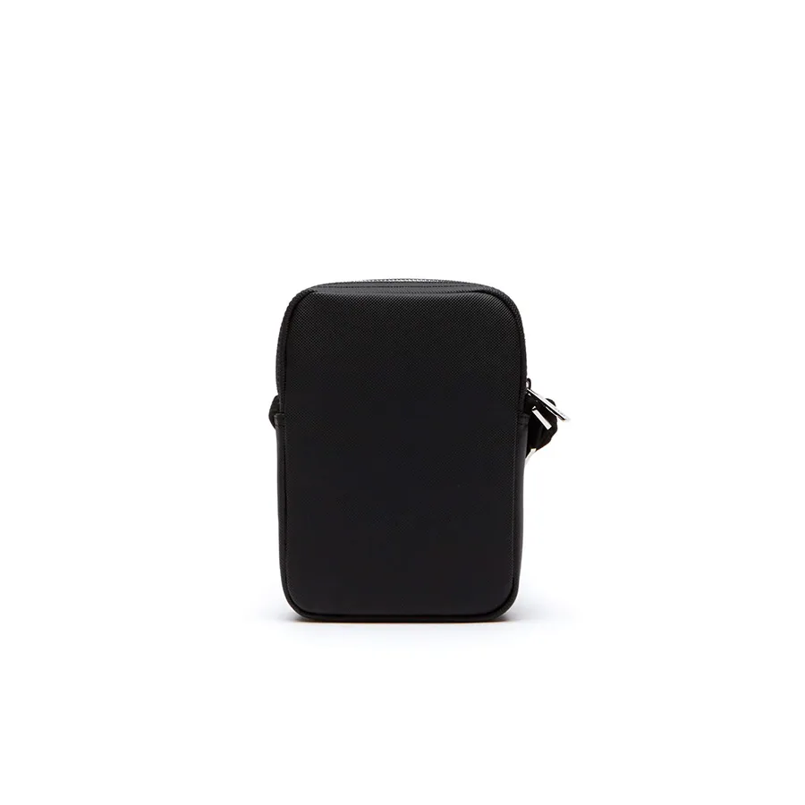 Mua Túi Lacoste Men's Classic Petit Piqué Vertical Zip Bag Màu Đen ...