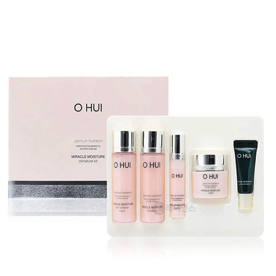 Set Dưỡng Da Sáng Mịn Ohui Miracle Moisture Miniature 5 Món | Vua Hàng Hiệu