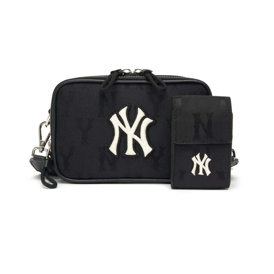 Túi MLB Monogram Nylon Jacquard Mini Crossbody Bag New York Yankees ...