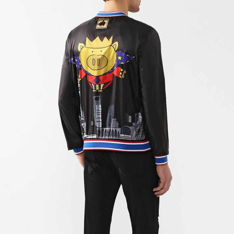 Mua Áo Khoác Nam Dolce & Gabbana D&G Super Pig Bomber Jacket Size 44 ...