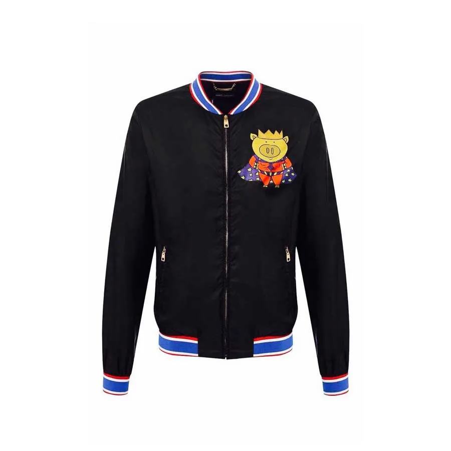 Áo Khoác Nam Dolce & Gabbana D&G Super Pig Bomber Jacket Size 48 | Vua ...