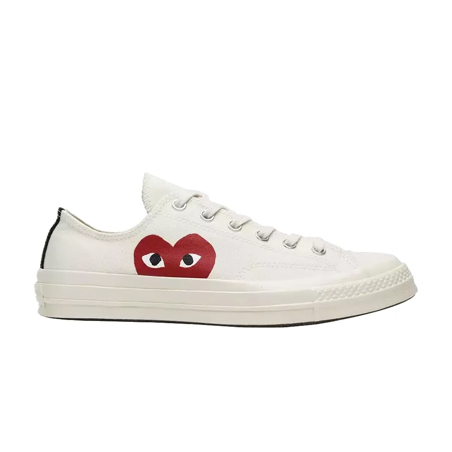 Mua Giày Converse CDG Play X Chuck Taylor 1970s Cream White 70 Low ...
